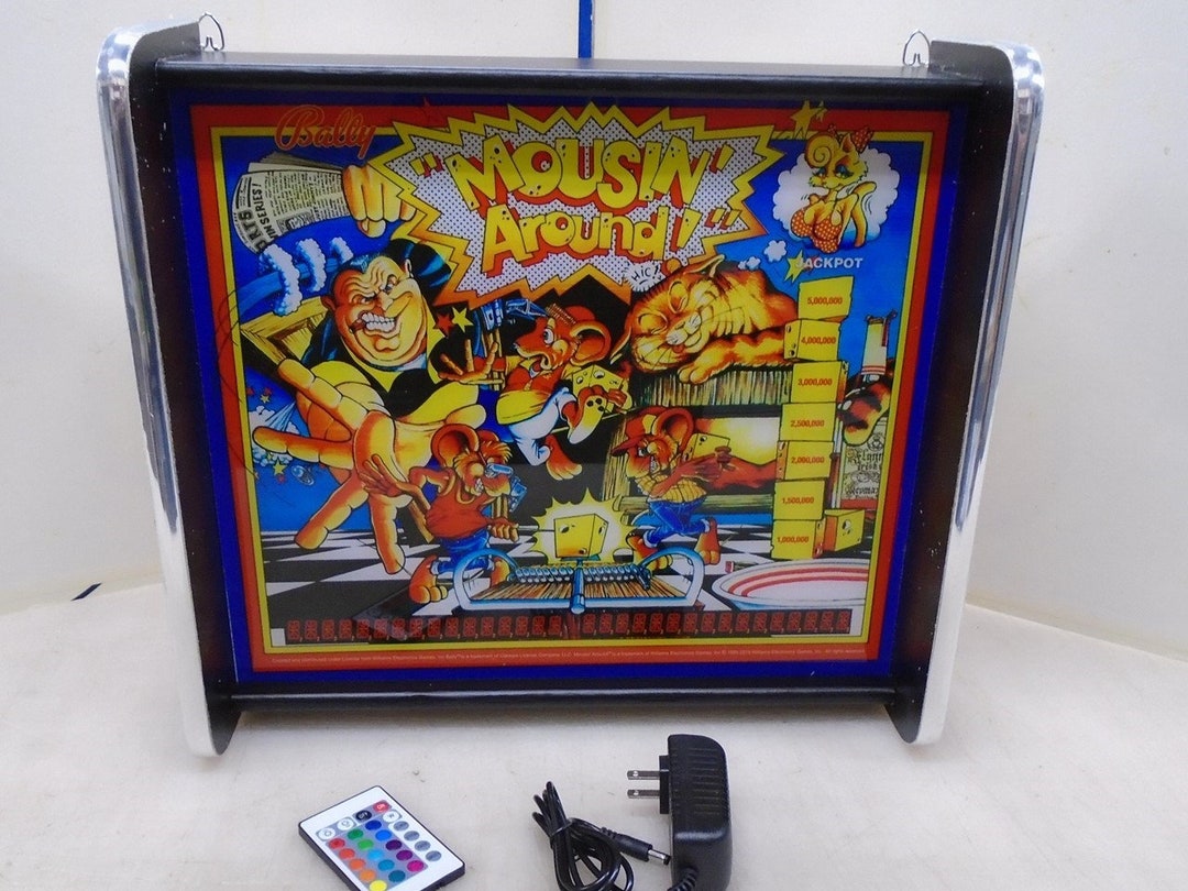 Bally Mousin Around Pinball Head LED Display Light Box - Etsy