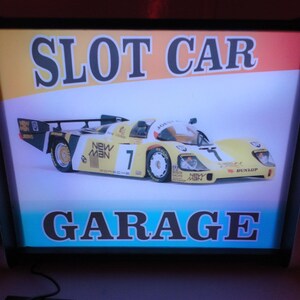 Slot Car Garage LED Display Light Sign Box - Etsy