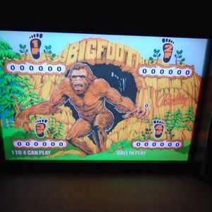 Bally Bigfoot Pinball Head LED Display Light Box - Etsy