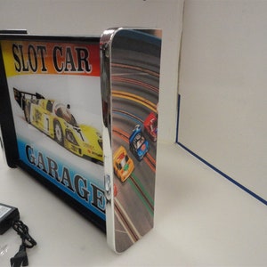 Slot Car Garage LED Display Light Sign Box - Etsy