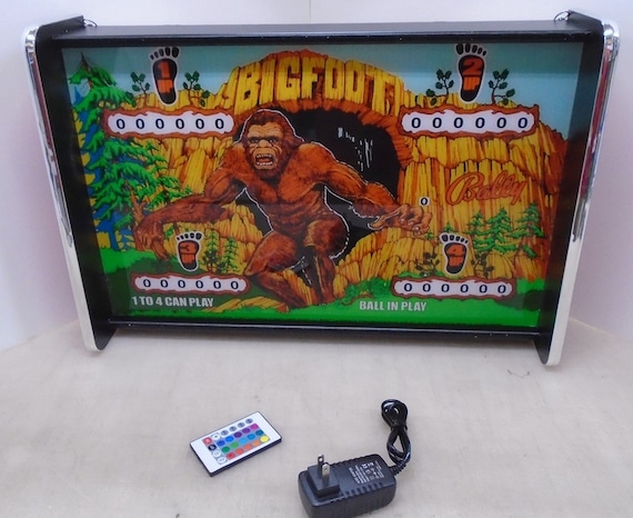 Bally Bigfoot Pinball Head LED Display Light Box - Etsy