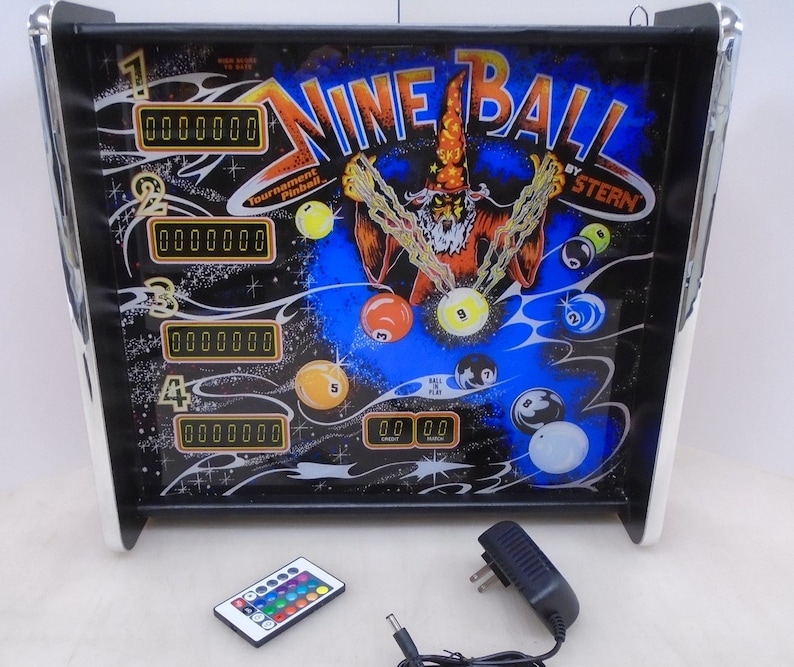 Stern Nine Ball Pinball Head LED Display Light Box - Etsy
