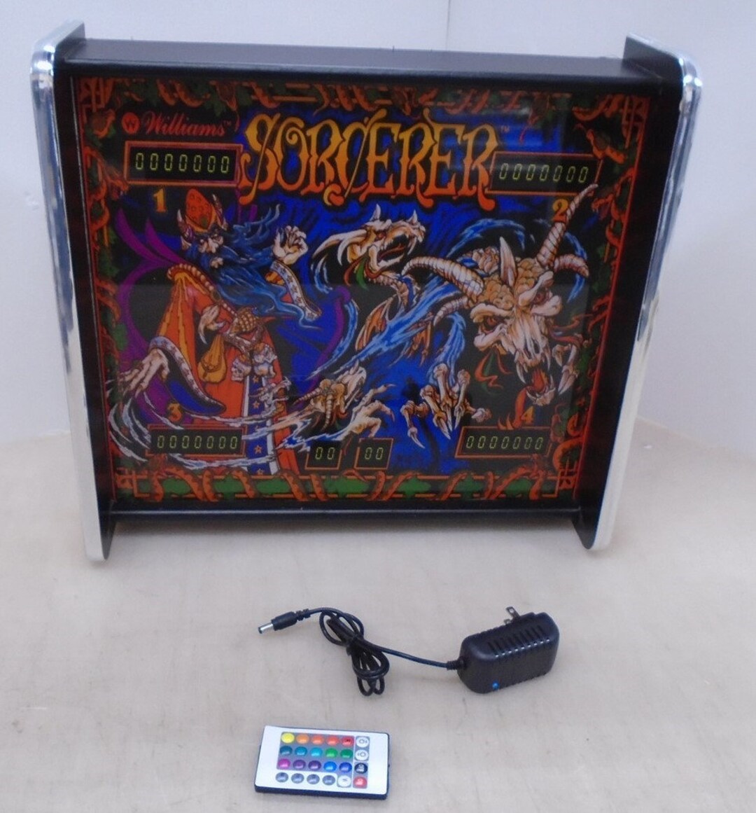 Williams Sorcerer Pinball Head LED Display Light Box - Etsy