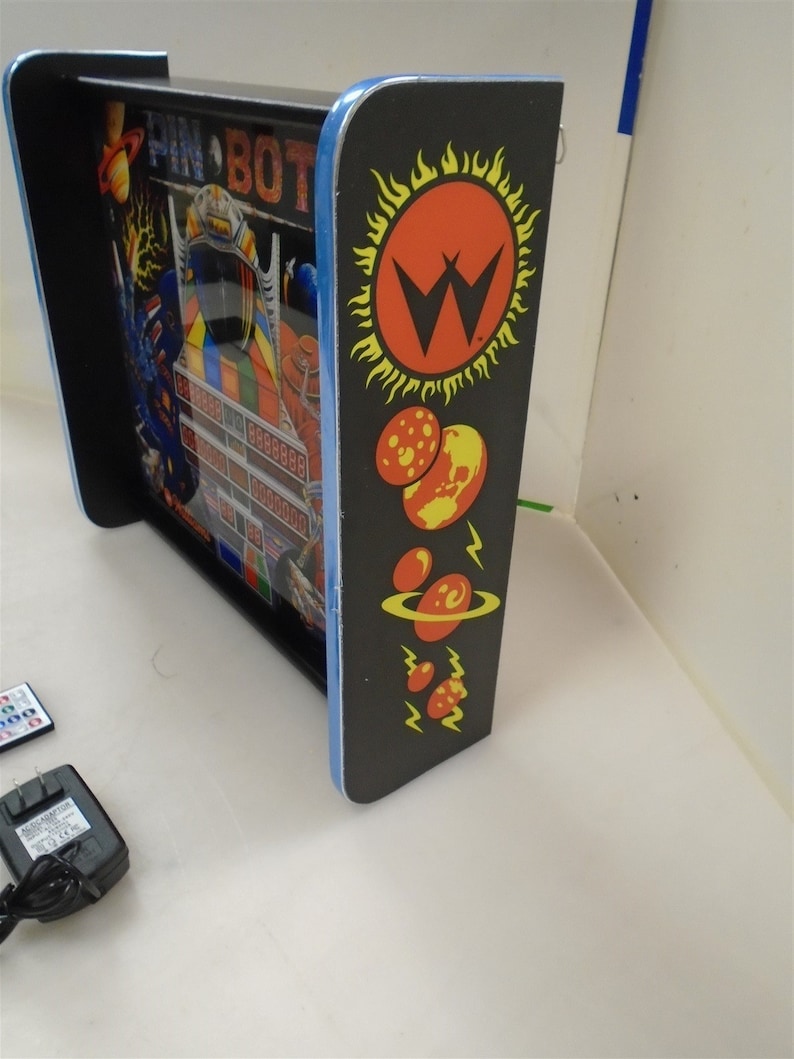 Williams Pinbot Pinball Head LED Display Light Box | Etsy