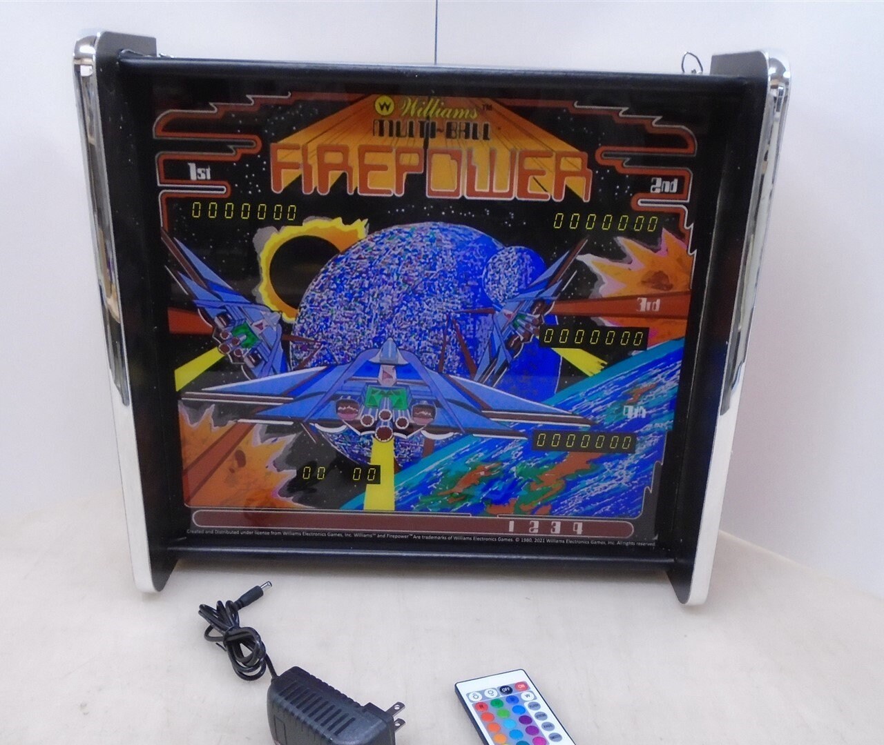 Williams Firepower Pinball Head LED Display Light Box - Etsy
