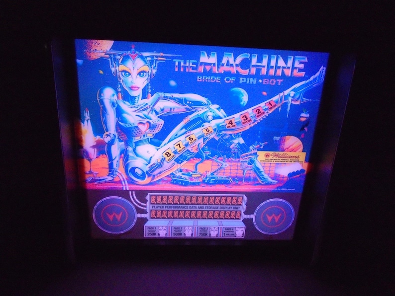 Williams The Machine Bride of Pinbot Pinball Head LED Display | Etsy