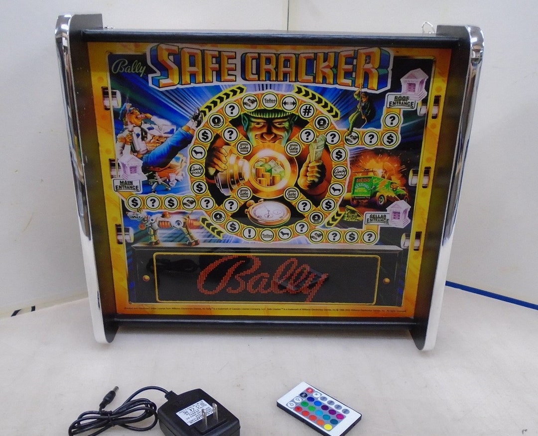 Bally Safe Cracker Pinball Head LED Display Light Box - Etsy