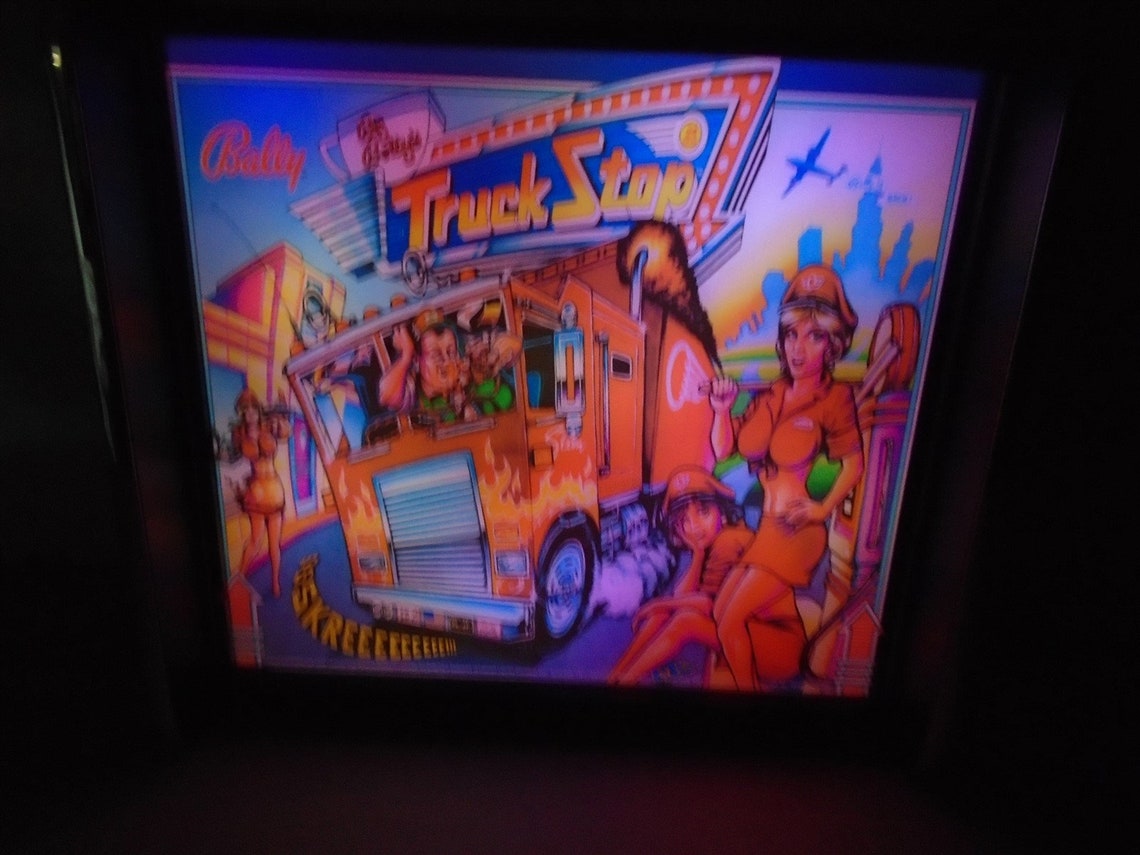 Bally Truck Stop Pinball Head LED Display Light Box - Etsy