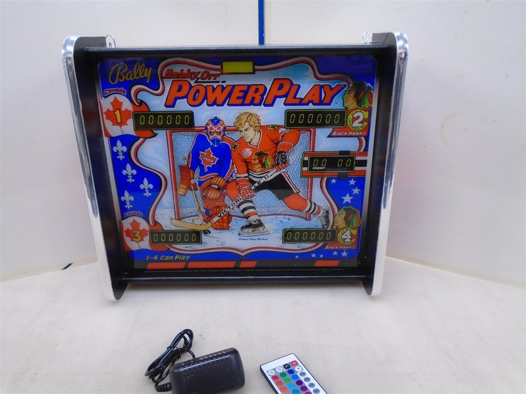 Bally Power Play Pinball Head LED Display Light Box - Etsy