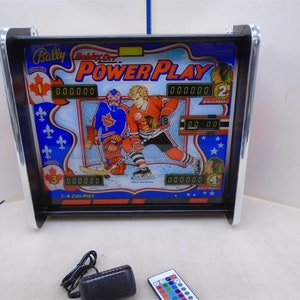 Bally Power Play Pinball Head LED Display Light Box - Etsy