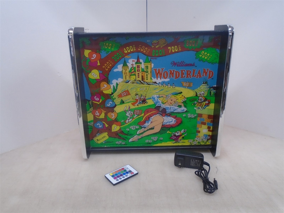 Williams Wonderland Pinball Head LED Display Light Box - Etsy