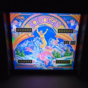 Bally Hot Doggin Pinball Head LED Display Light Box - Etsy