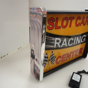 Slot Car Racing Center LED Display Light Sign Box - Etsy