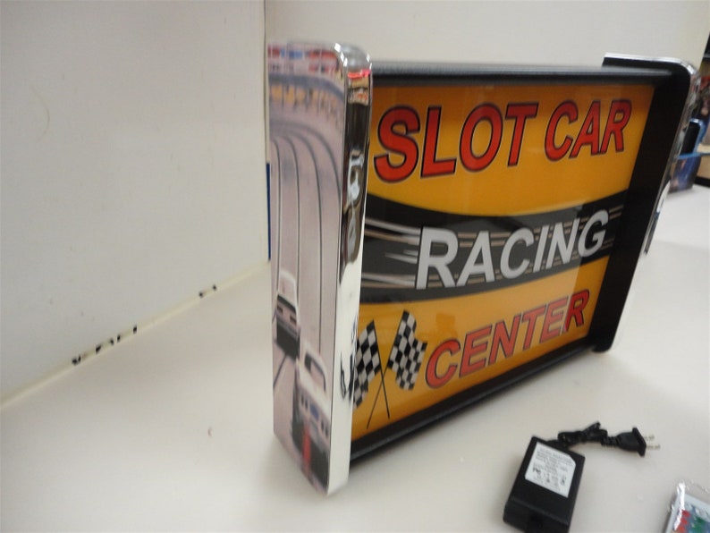 Slot Car Racing Center LED Display Light Sign Box - Etsy