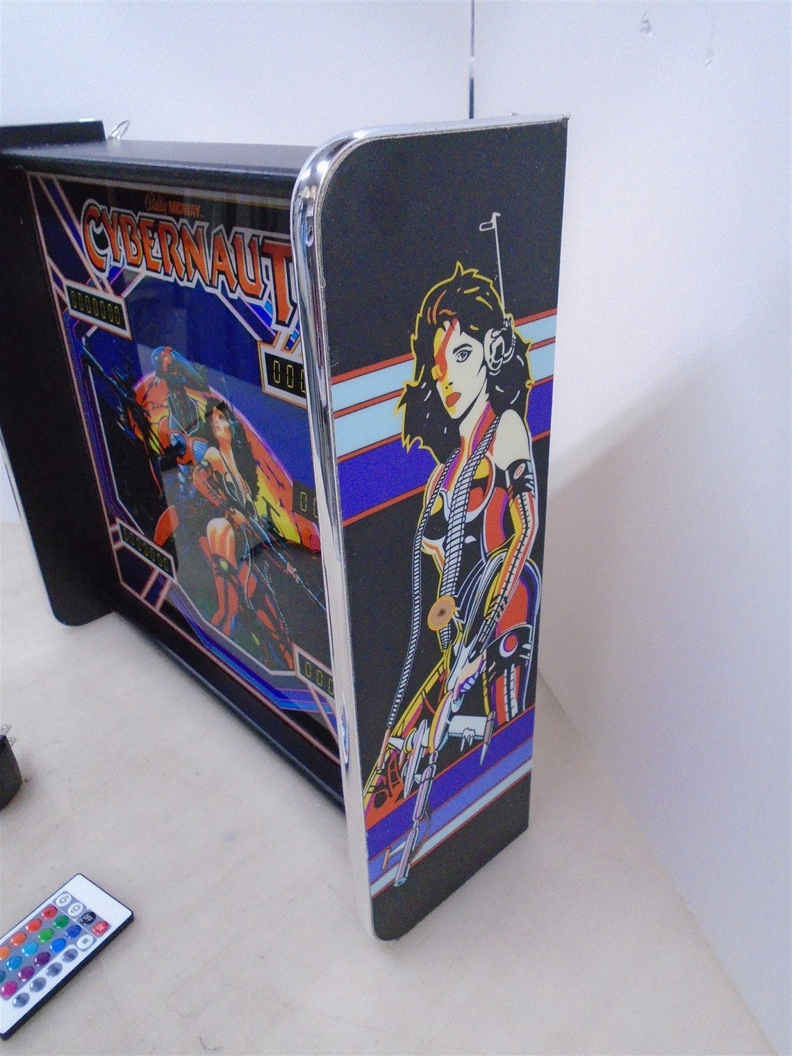 Bally Cybernaut Pinball Head LED Display Light Box - Etsy