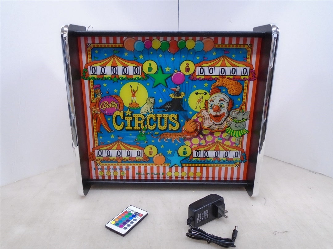 Bally Circus Pinball Head LED Display Light Box - Etsy