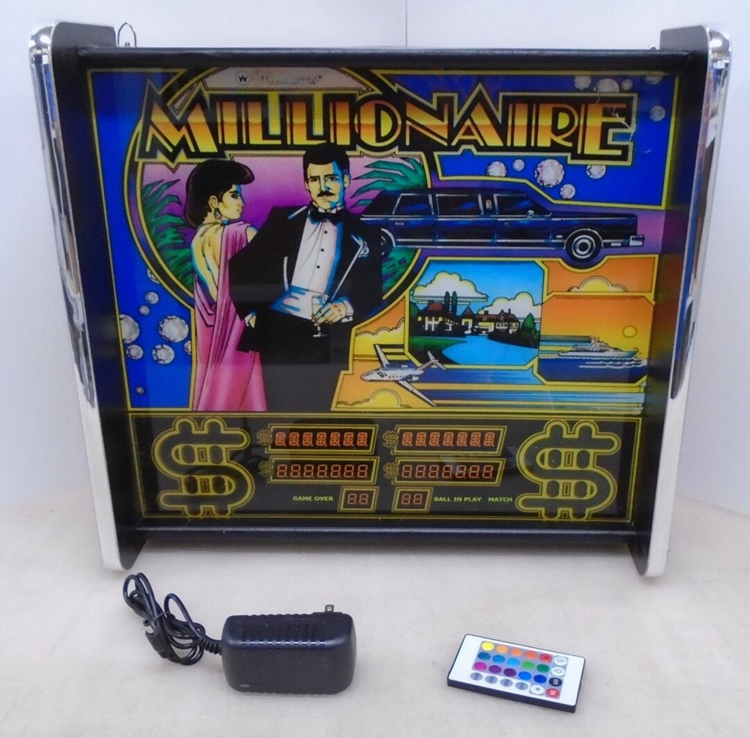 Williams Millionaire Pinball Head LED Display Light Box - Etsy