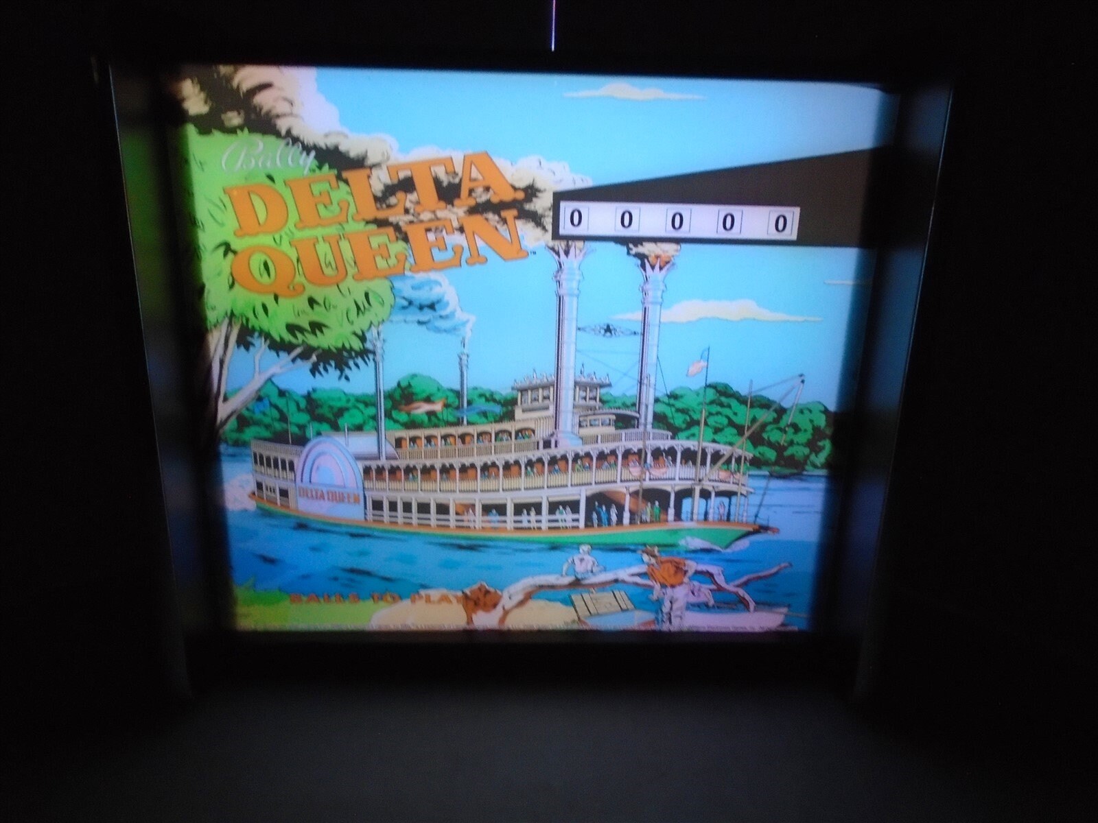 Bally Delta Queen Pinball Head LED Display Light Box - Etsy UK