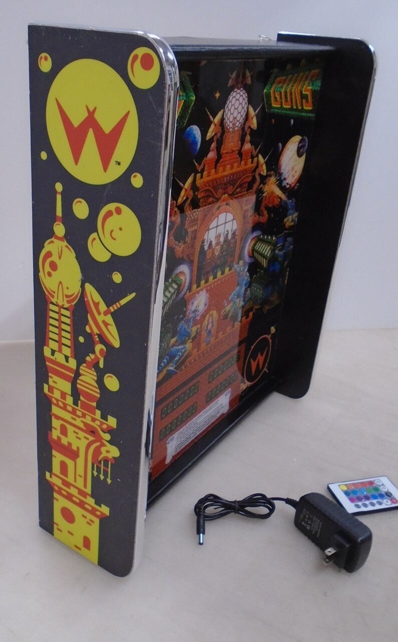 Williams Big Guns Pinball Head LED Display Light Box | Etsy