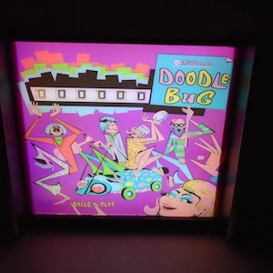 Williams Doodle Bug Pinball Head LED Display Light Box - Etsy
