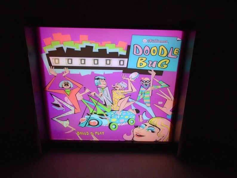 Williams Doodle Bug Pinball Head LED Display Light Box - Etsy