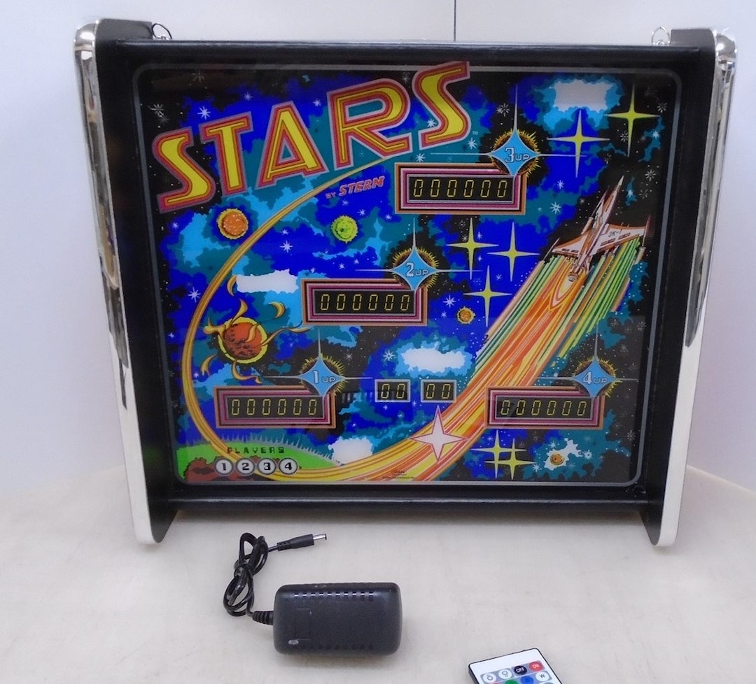 Stern Stars Pinball Head LED Display Light Box - Etsy