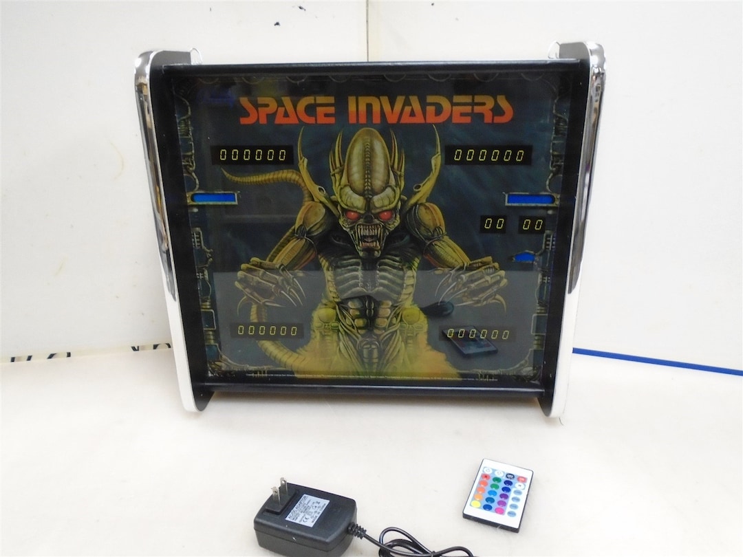 Bally Space Invaders Pinball Head LED Display Light Box - Etsy