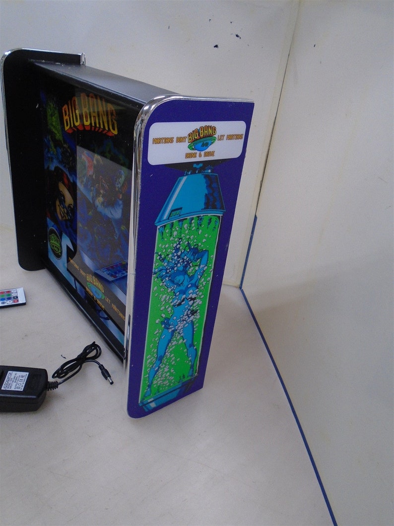 Big Bang Bar Pinball Head LED Display Light Box - Etsy