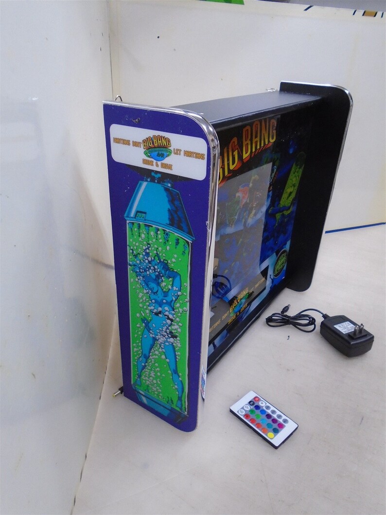 Big Bang Bar Pinball Head LED Display Light Box - Etsy