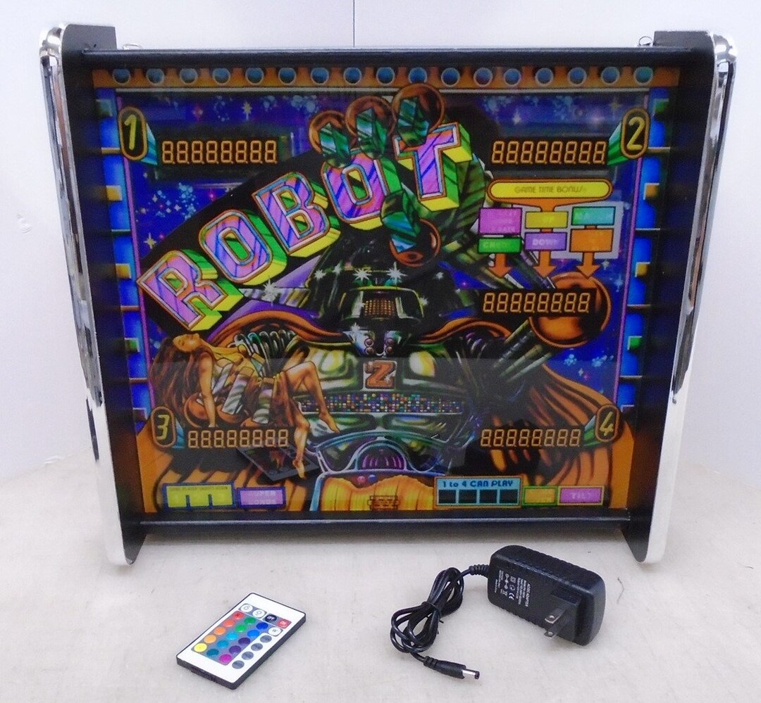 Zaccaria Robot Pinball Head LED Display Light Box - Etsy