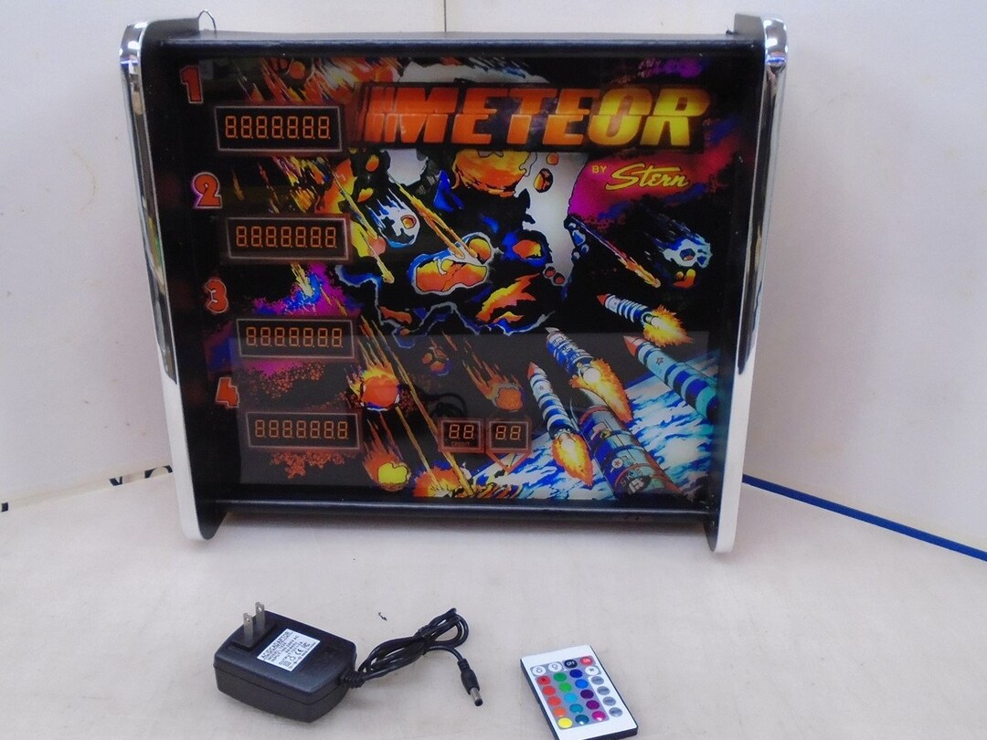 Meteor Pinball Head LED Display Light Box - Etsy