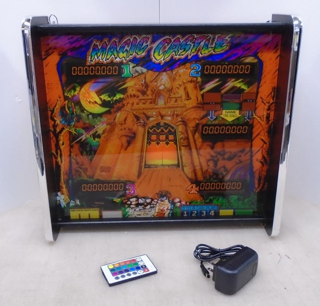 Zaccaria Magic Castle Pinball Head LED Display Light Box - Etsy
