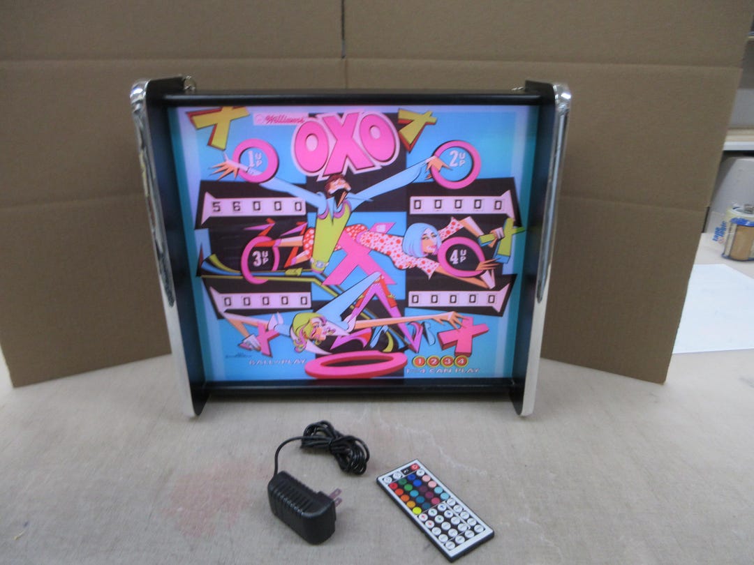 Williams OXO Pinball Head LED Display Light Box - Etsy