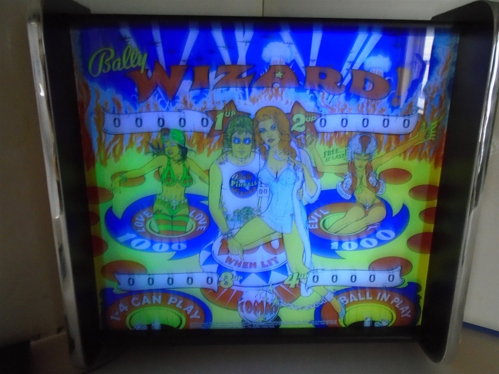 Bally Wizard Pinball Head LED Display Light Box - Etsy