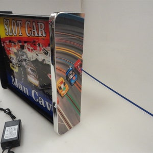 Slot Car Man Cave LED Display Light Sign Box - Etsy