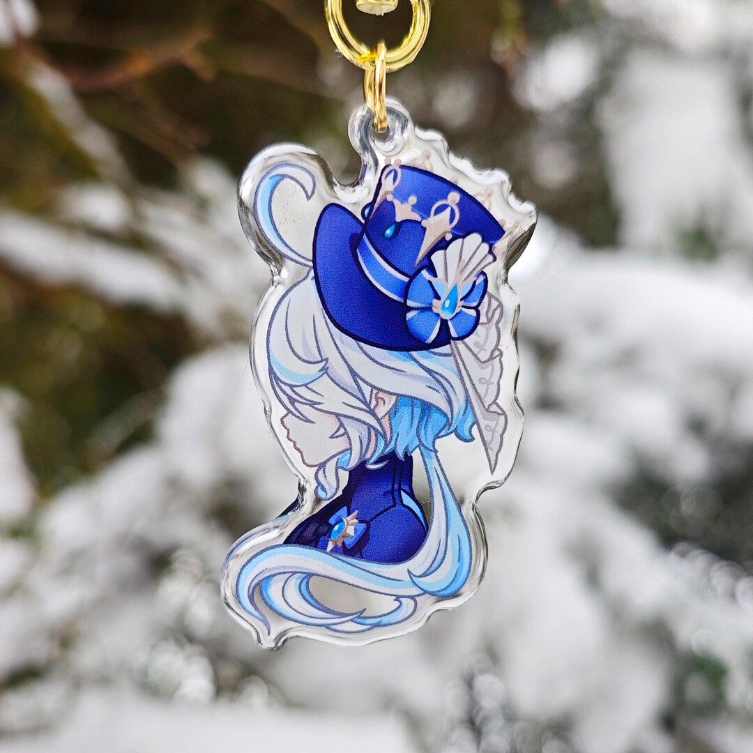 Furina Acrylic Keychain - Genshin Impact - Etsy