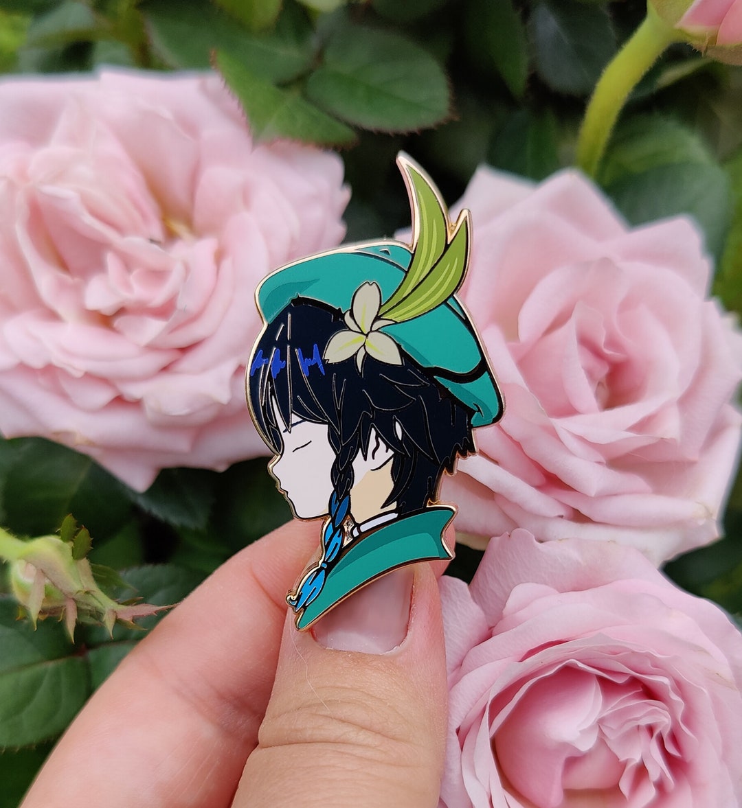 Venti Enamel Pin Genshin Impact - Etsy