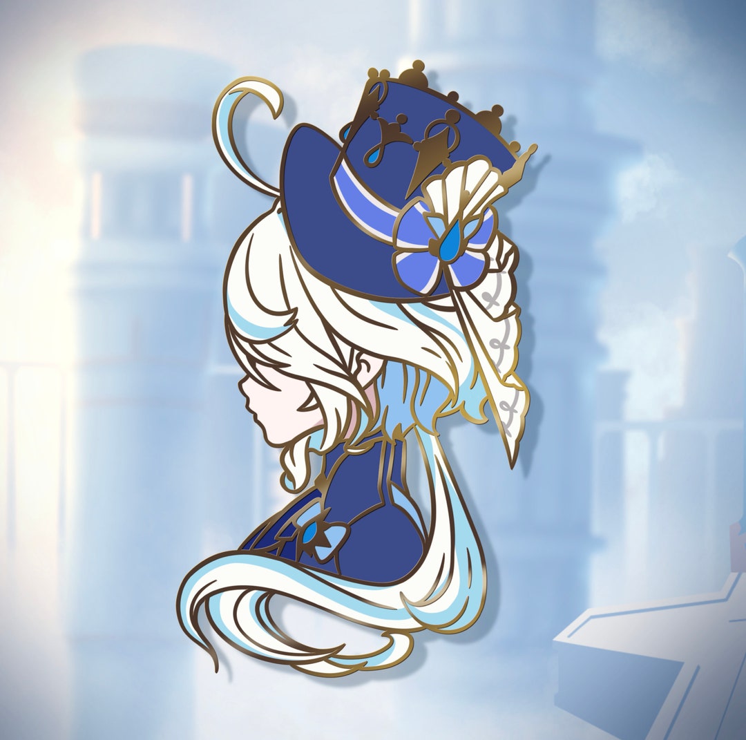 Furina Enamel Pin Genshin Impact PREORDER - Etsy