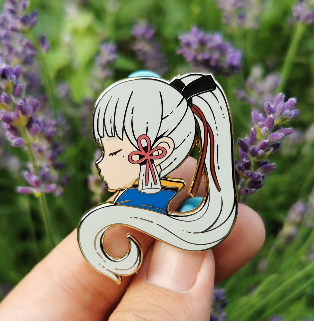 Ayaka Enamel Pin - Genshin Impact - Etsy