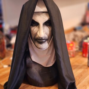 Nun Mask - Etsy