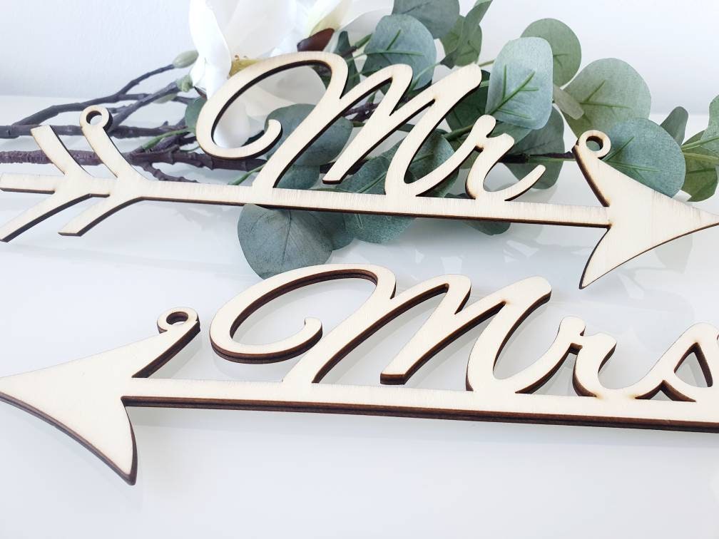 Schild Mr And Mrs