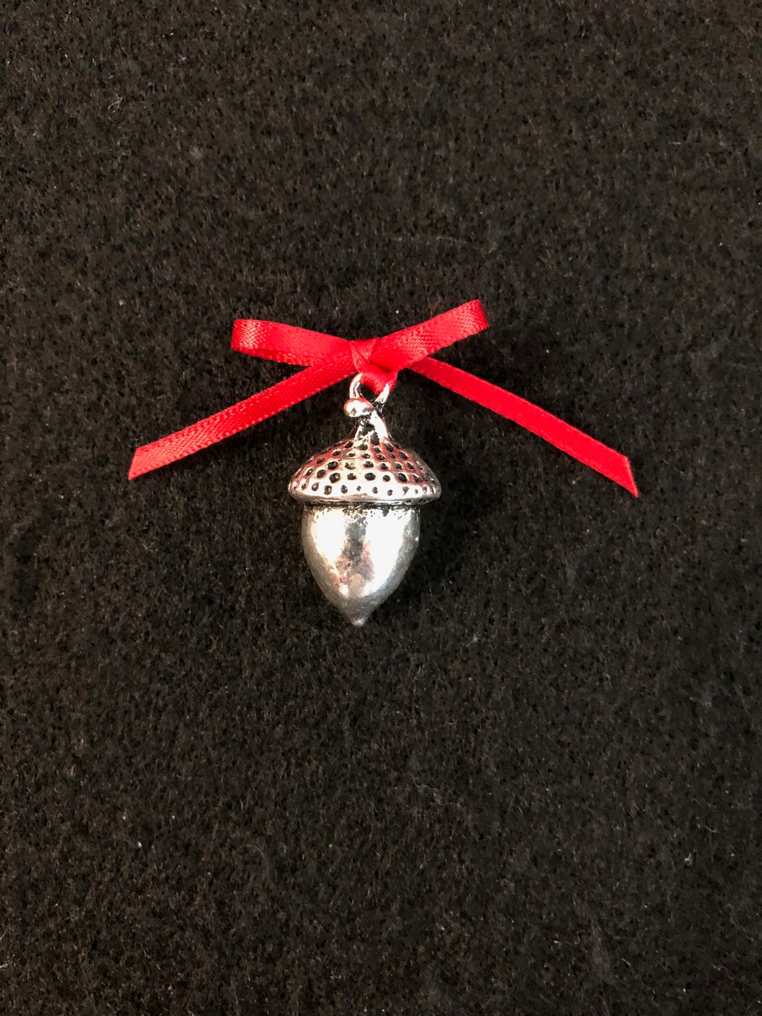 Silver Metal 3D Acorn Charm - Etsy