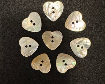 Antique Carved Mother of Pearl/shell Buttons Necklace OOAK, Unique ...