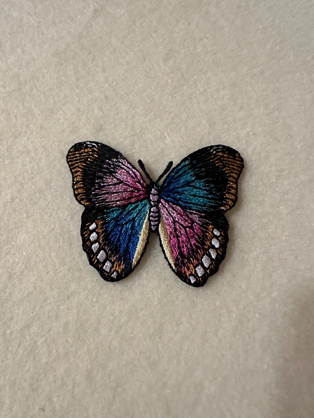 Applique - Magical Butterfly With Sparkly Threads - Iron On - Etsy
