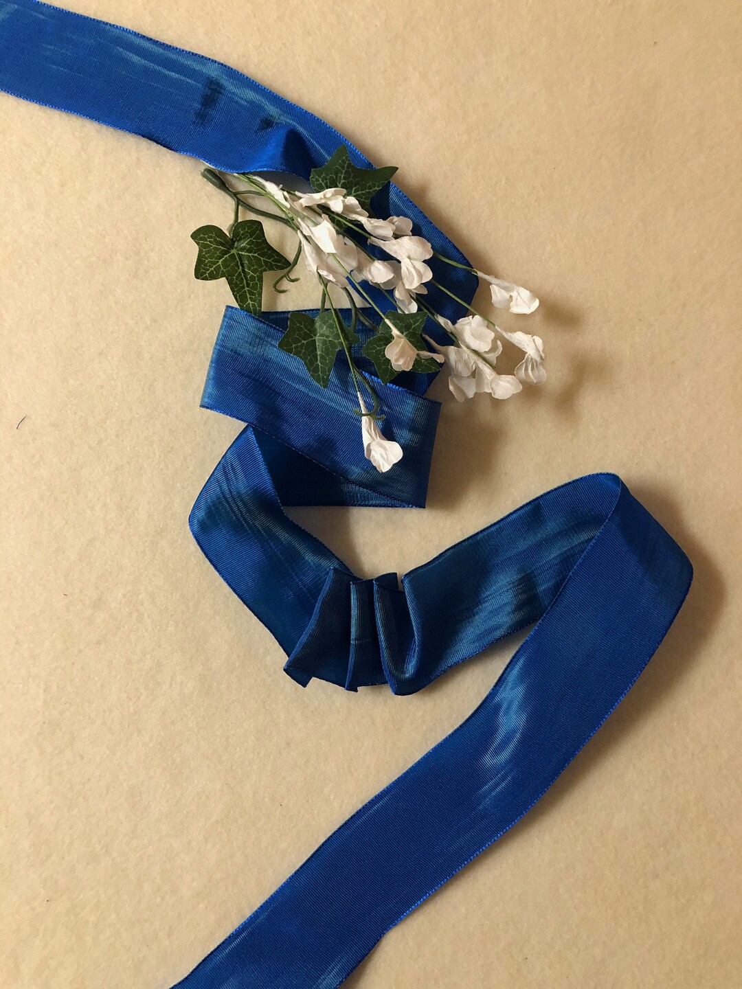 Lyon - Wired Faille Ribbon 1 1/2 Inches Wide - Marine Blue - Etsy