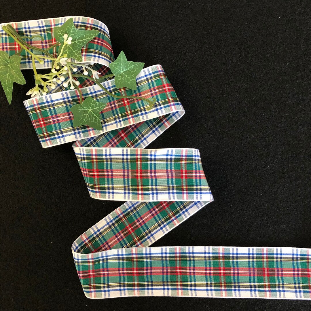1 1/2 Inch Dress Stewart Tartan Ribbon - Etsy