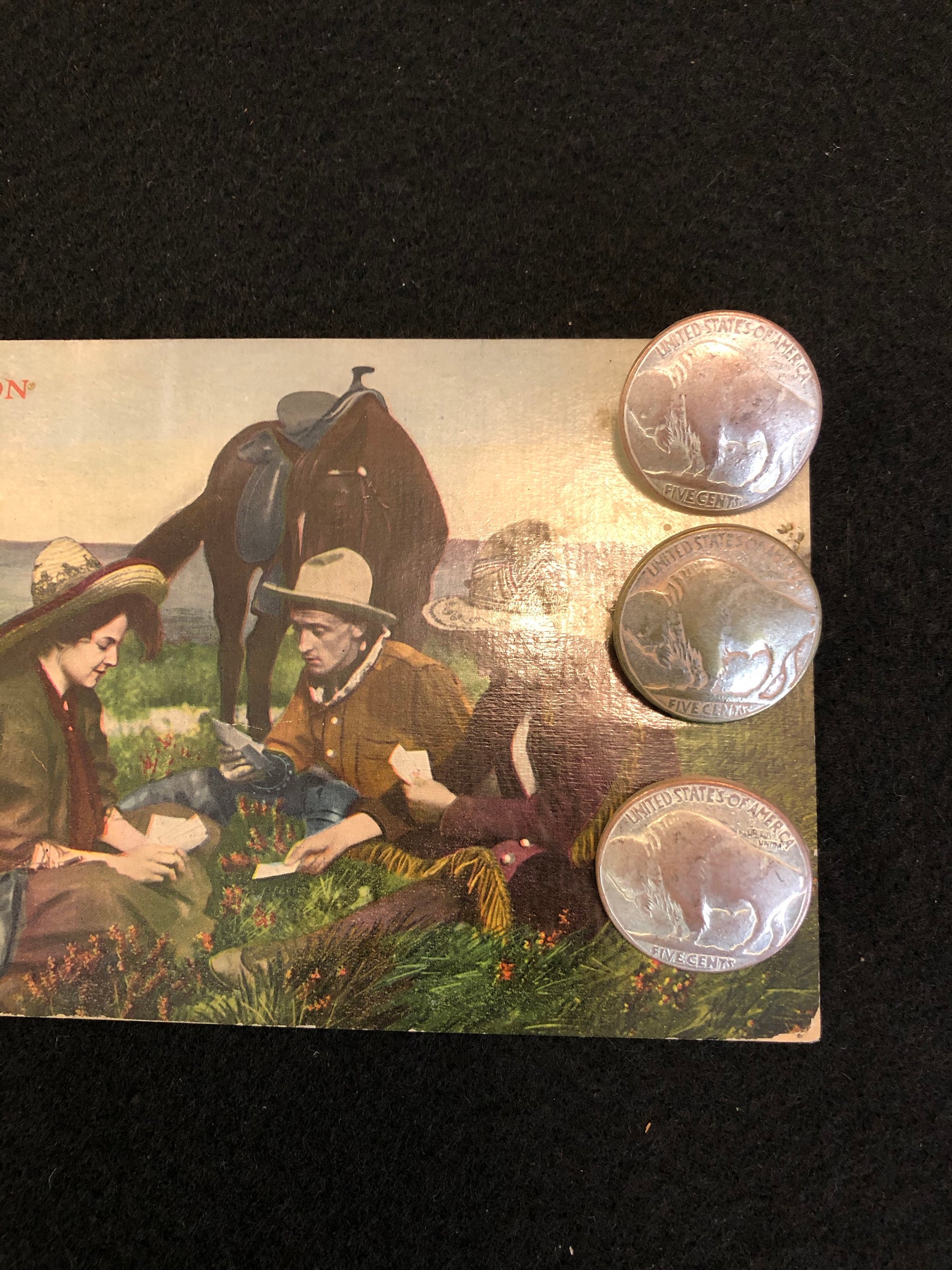 Button Set - Buffalo Nickel Design Buttons 1 Inch - Set of 3 - Etsy