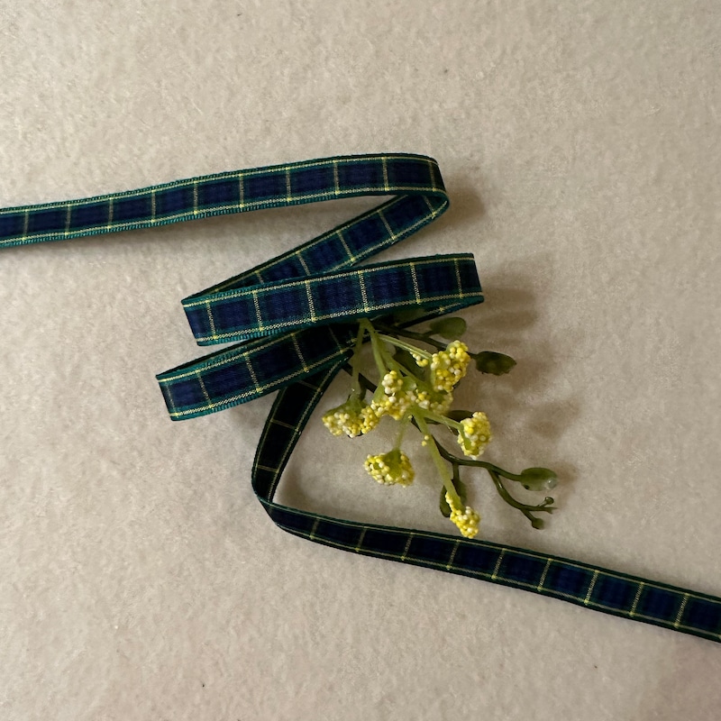 3/8 Tartan Ribbon - Etsy UK