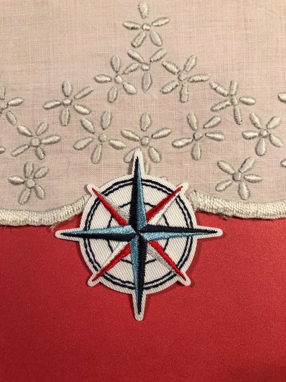 Applique Embroidered Mariners Compass Iron On - Etsy