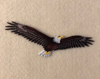 Eagle American Eagle Fully Embroidered Iron on Applique - Etsy